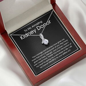 Kidney Donor Necklace, Kidney Diseases Mom, Kidney Survivor, Kidney ...