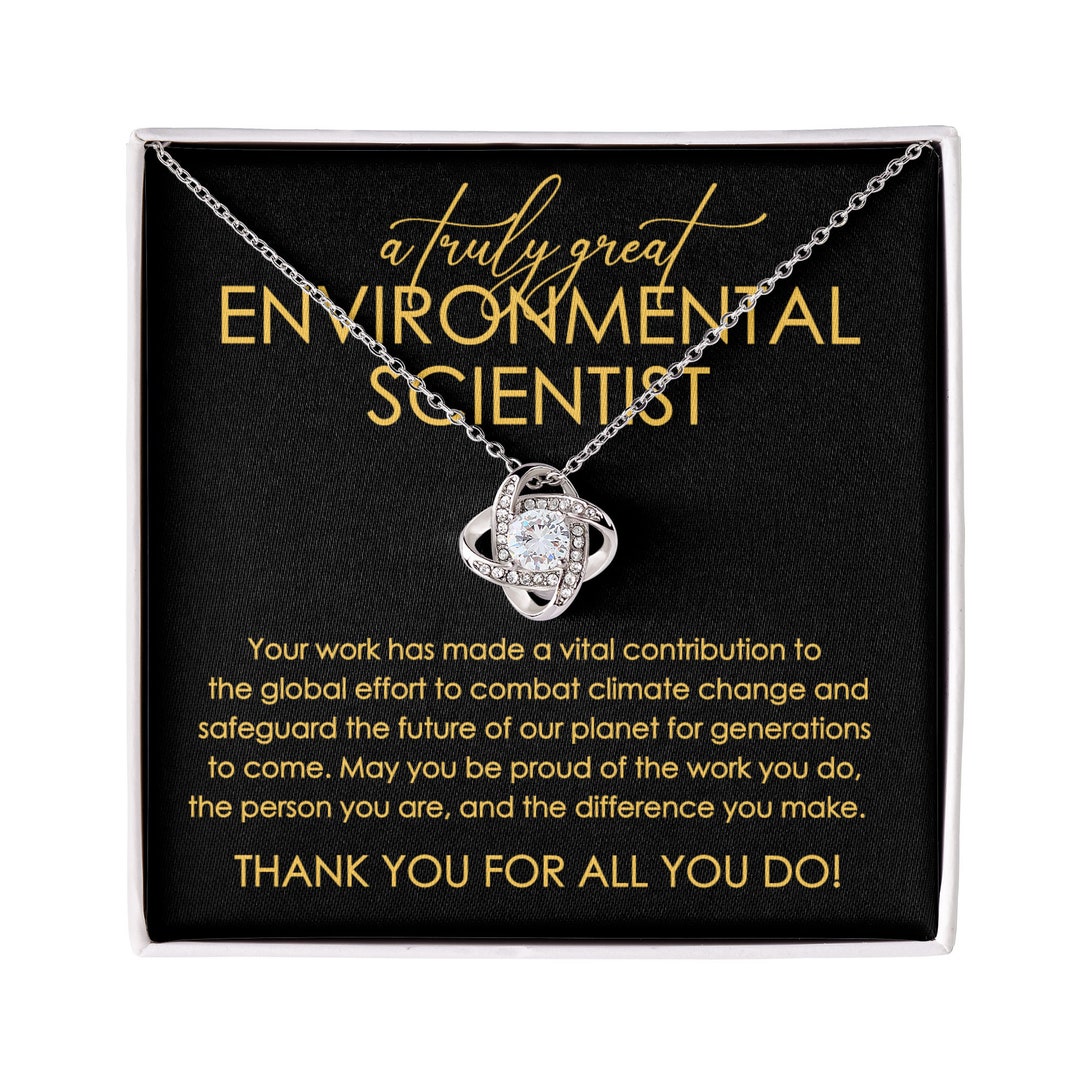 Environmental Scientist Necklace, Gift for Environmental Scientist ...