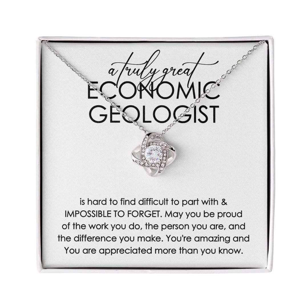 Economic Geologist Necklace, Gift for Economic Geologist, Thank You ...