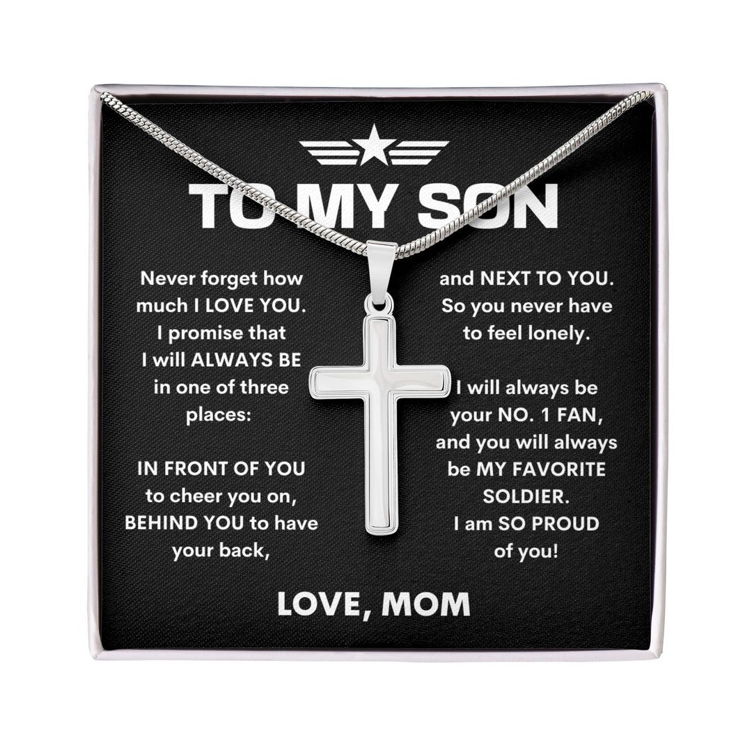 Soldier Son Graduation Necklace, Military Academy Graduation ...