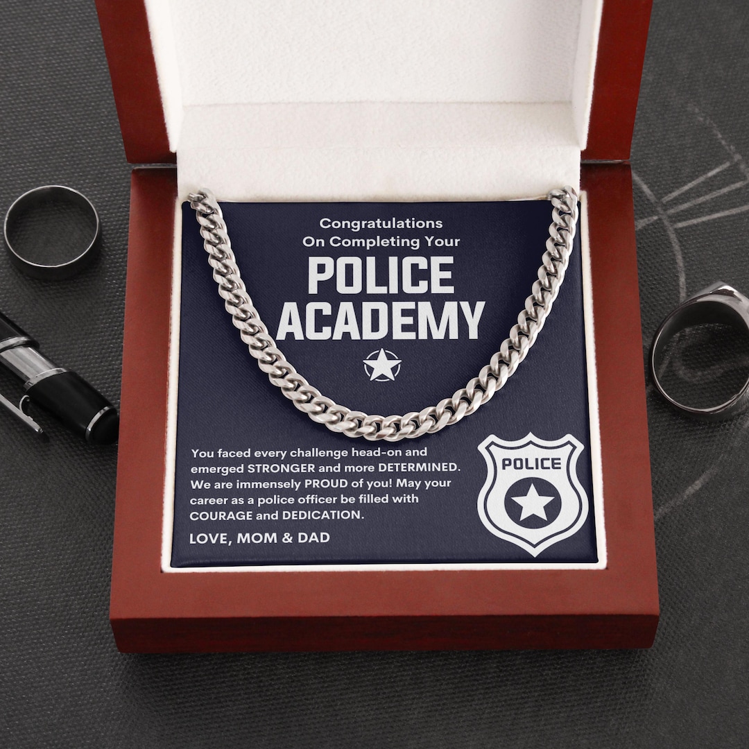 Police Academy Graduation Gift for Son Stepson, Future Police Officer ...