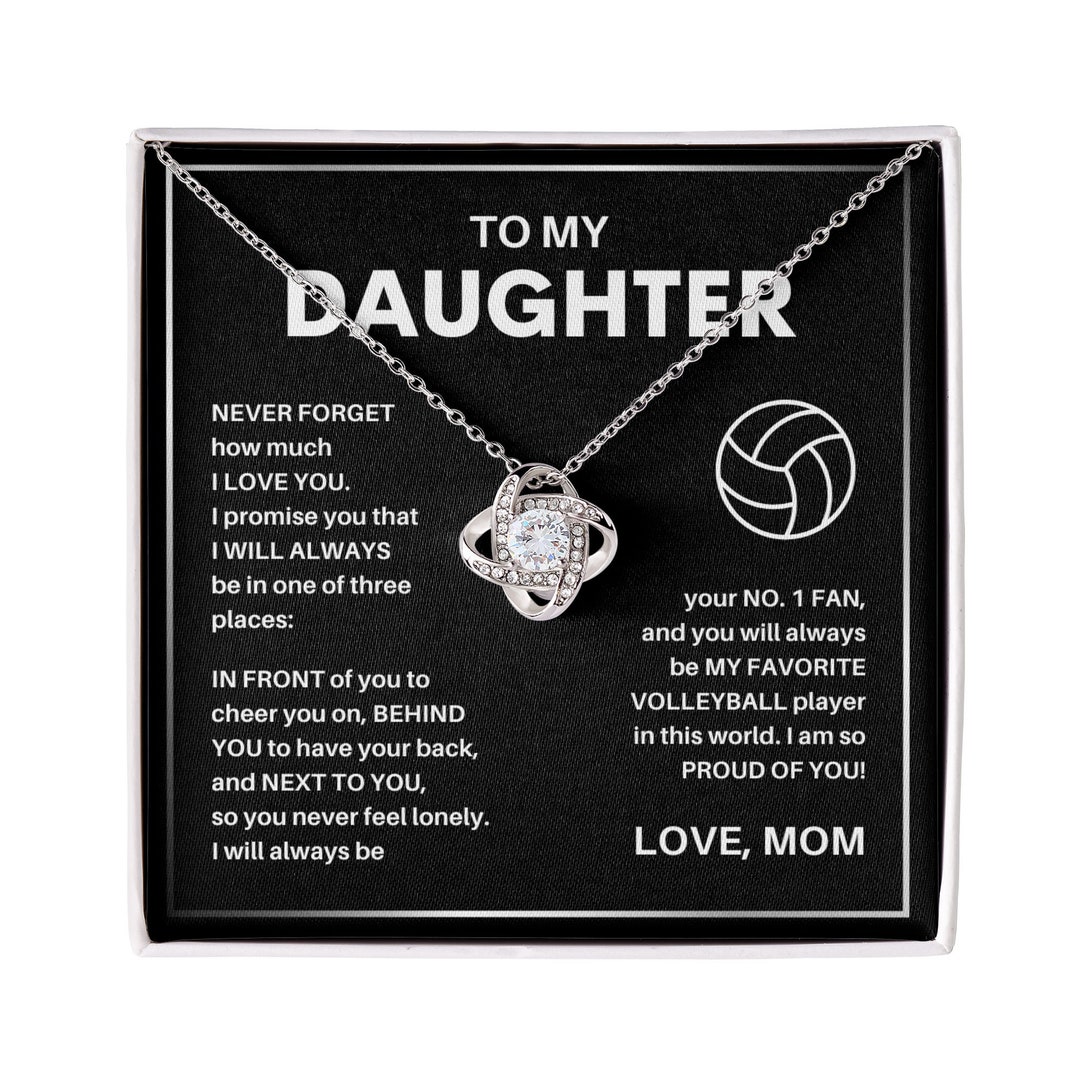 Volleyball Sport Daughter Necklace, Volleyball Daughter Team Gift ...