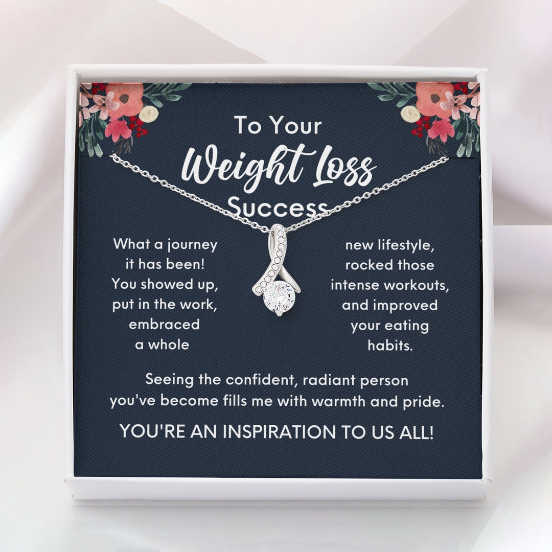 Weight Loss Success Necklace Gift, Weight Discipline Necklace Gift ...