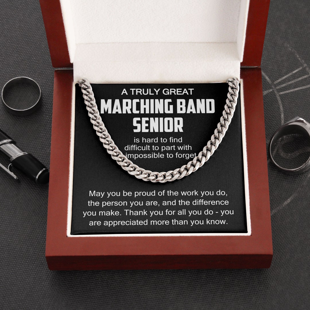 Marching Band Senior Necklace Gift for Marching Band Senior - Etsy