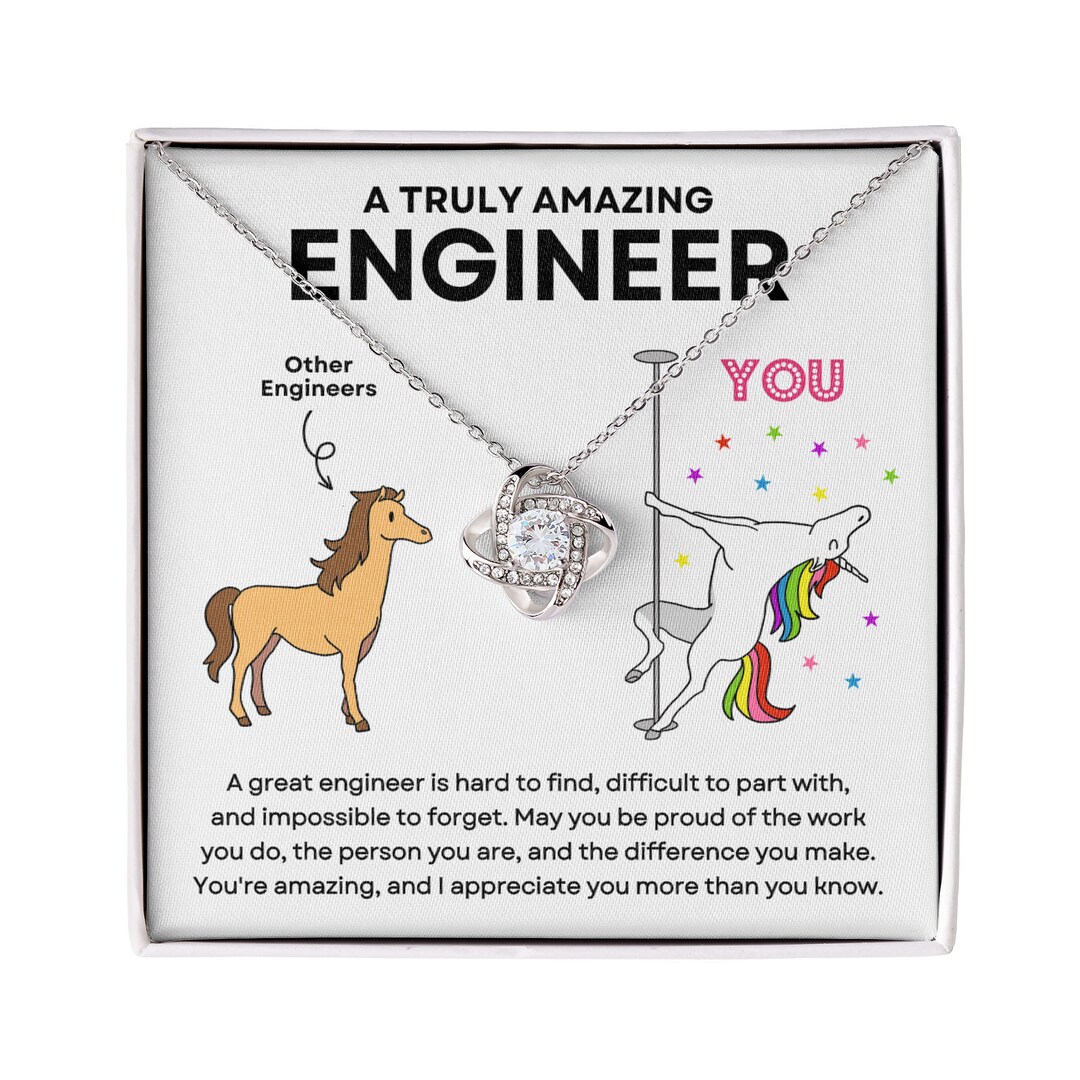 Unicorn Vs You for Engineer Necklace, Gift for Engineer, Engineer ...