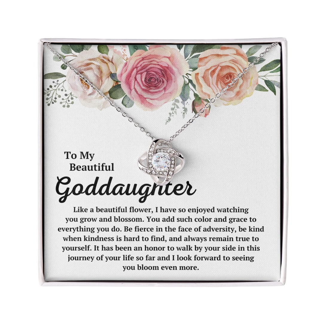 Goddaughter Necklace Gift From Godmother, Baptism Gift for Goddaughter ...