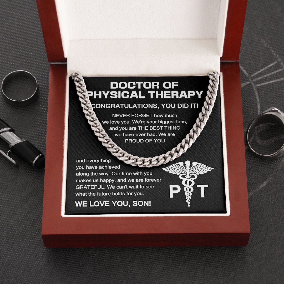 Doctor of Physical Therapy Graduation Gift for Son Brother Nephew ...
