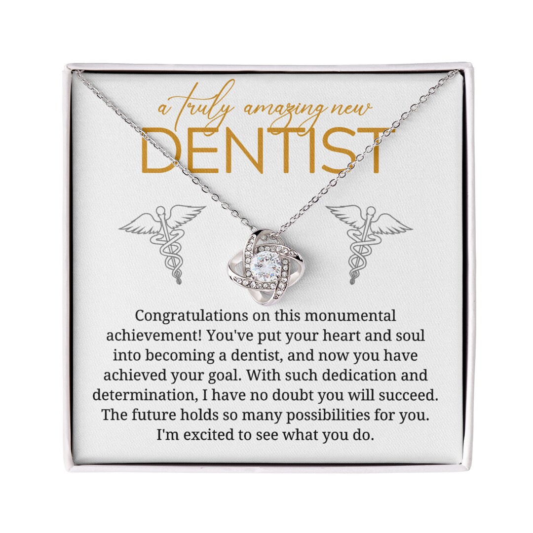 New Dentist Necklace, Gift for Future Dentist, Dental School Graduate ...