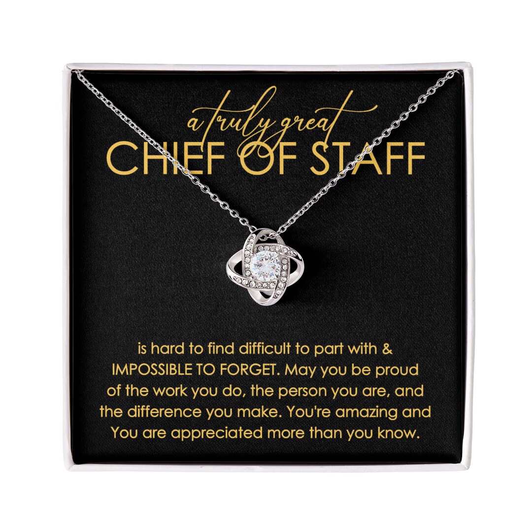 Chief of Staff Necklace Gift for Chief of Staff Thank You - Etsy
