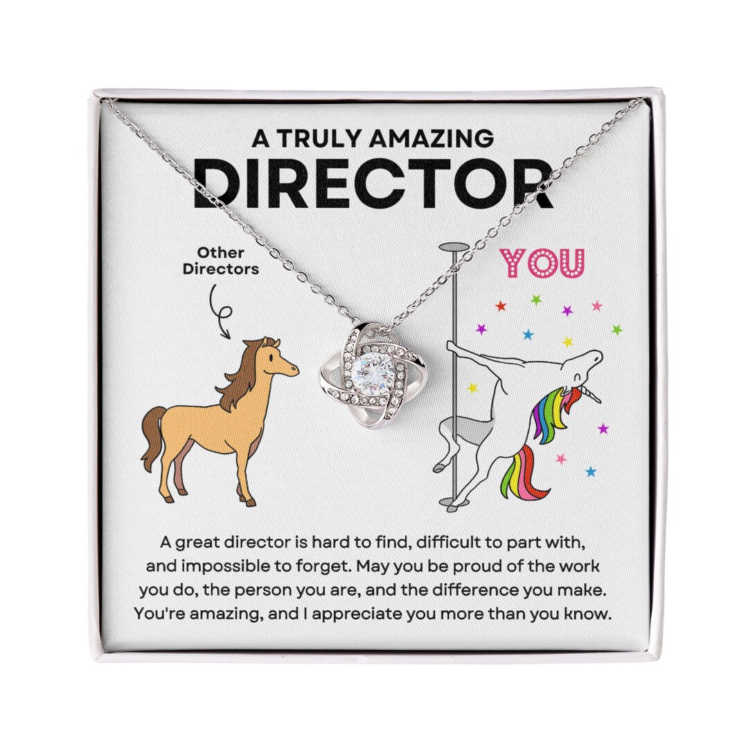 Unicorn Vs You for Director Necklace, Gift for Director, Director ...