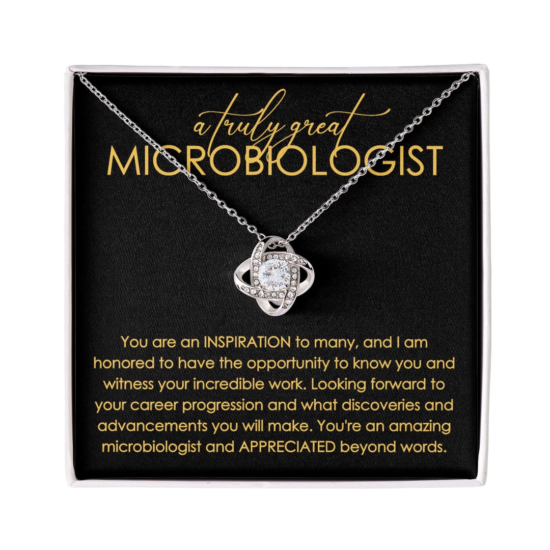 Microbiologist Necklace, Thank You Microbiologist, Appreciation for ...