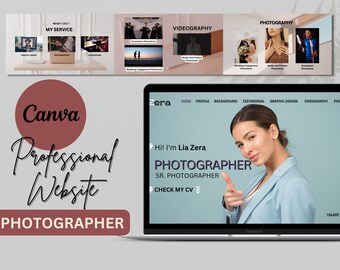 Canva Photography Portfolio - Etsy