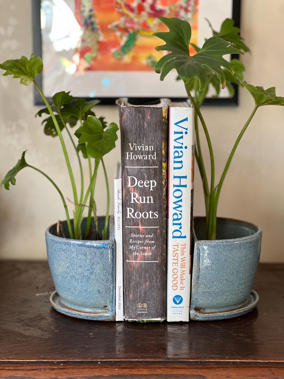 Handmade Ceramic Bookend Planter/utensil Holder - Etsy