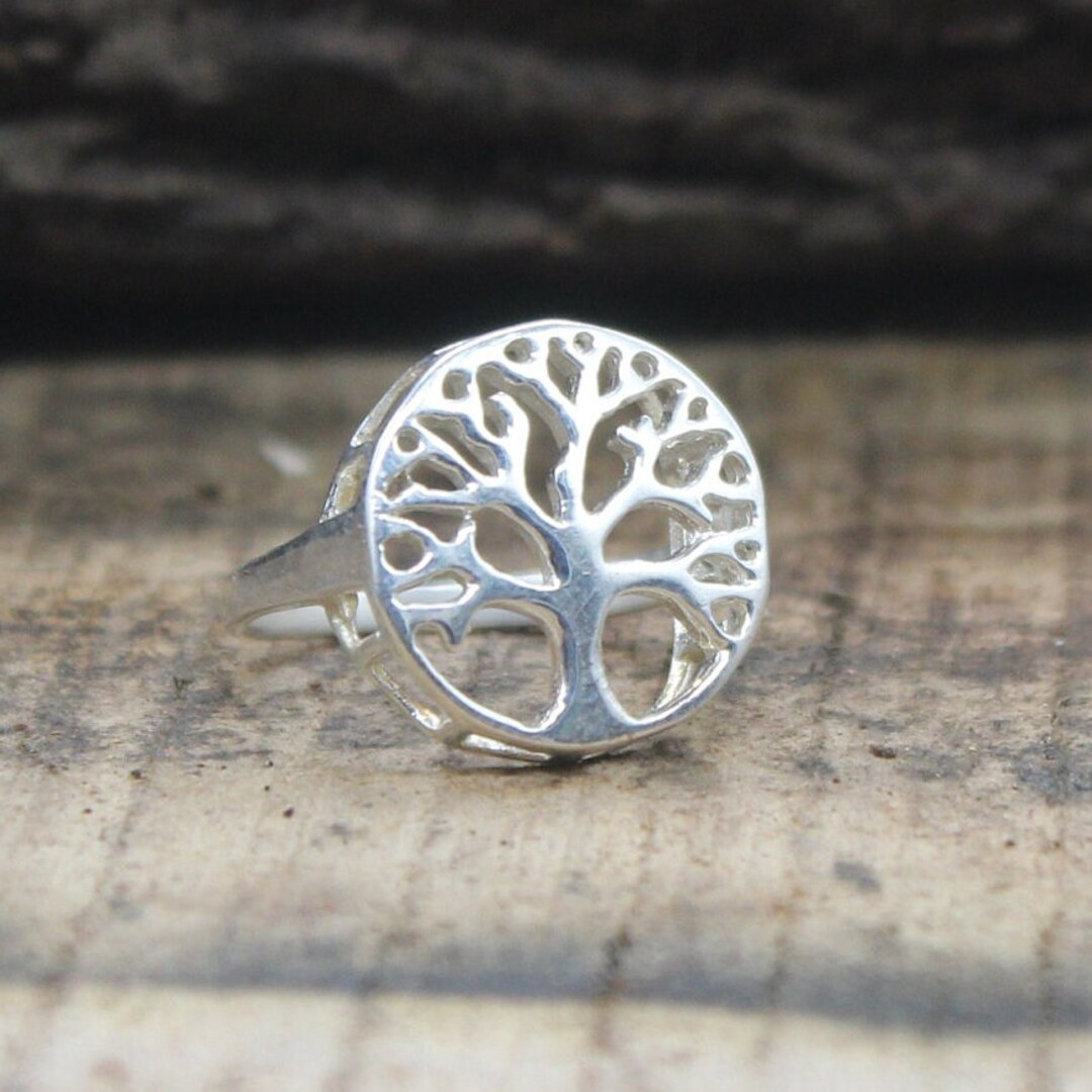 Tree of Life Ring, Silver Tree of Life Ring, Gold Tree of Life Ring ...