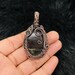 Lizard Pendant Wire Wrap Gemstone Pendent Gemstone Jewelry Copper ...