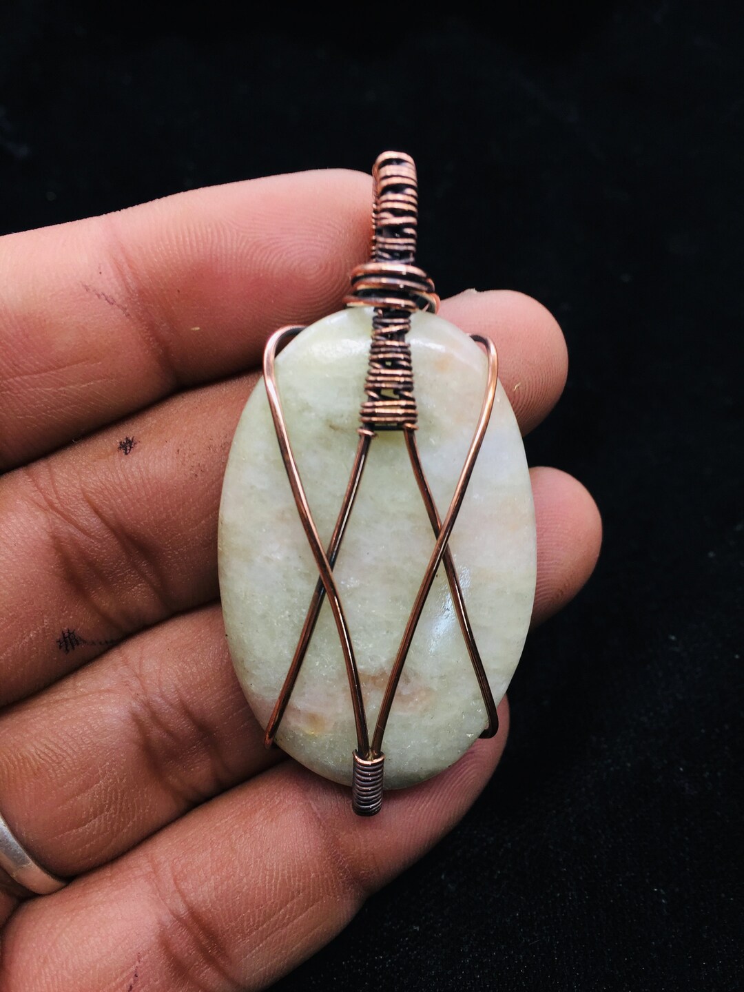 Agate Wire Wrap Jewelry Copper Wire Warp Pendant Handmade Wire Wrapped ... Agate Wire Wrap Jewelry Copper Wire Warp Pendant Handmade Wire Wrapped ...