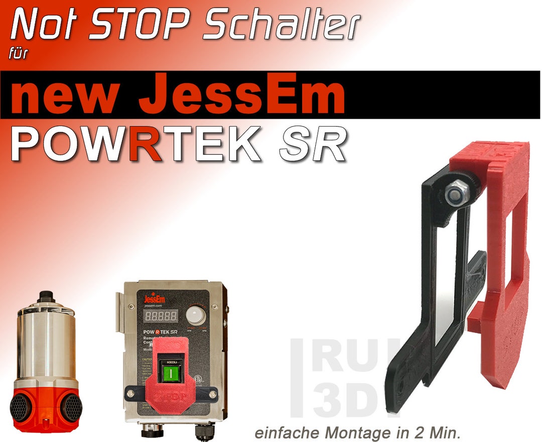 Emergency STOP Switch, Paddle Extension for New Jessem POWRTEK SR - Etsy