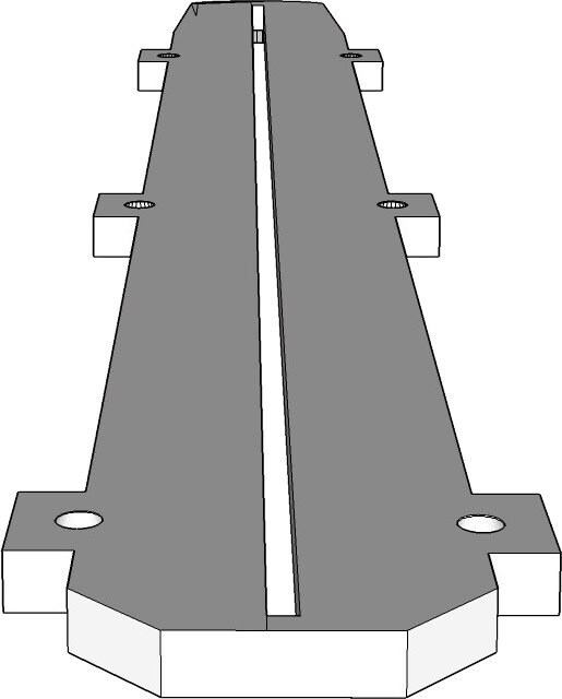 Table Insert for Metabo KGSV 72 Chop Saw Normal or Zero Gap, Zero Gap ...