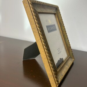 Vintage Gold 5x7 Photo Picture Frame Easel Back by Burnes, Gallery Wall ...