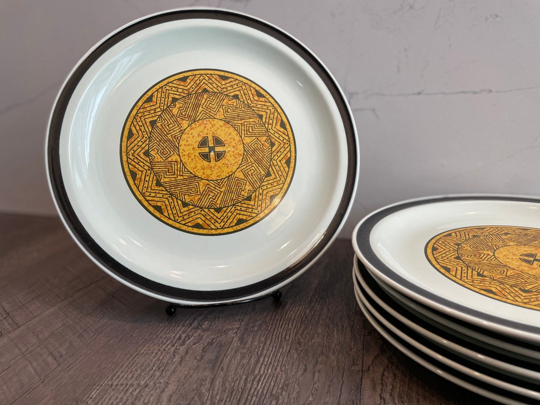 Southwest Dinnerware Set by Designers Collection Aztec Gold Dinner ...