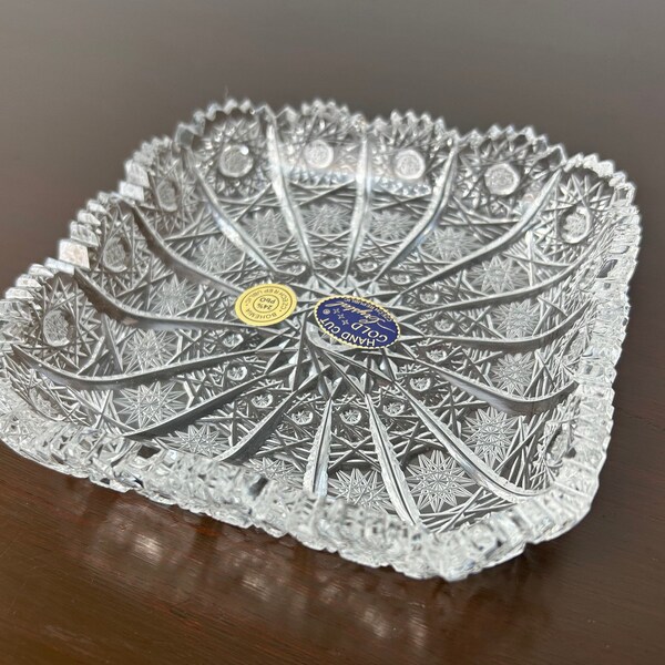 Sawtooth Edge Crystal Bowl - Etsy