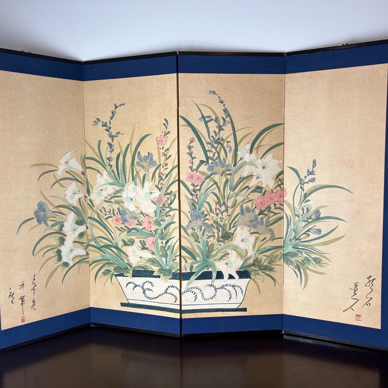 Japanese Wood Panel - Etsy