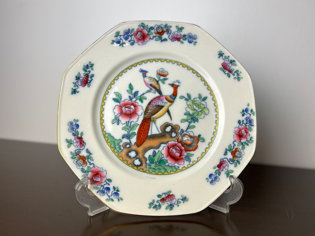 Antique F. Winkle Whieldon Ware Old Chelsea Dinner Plate, Chinoiserie ...