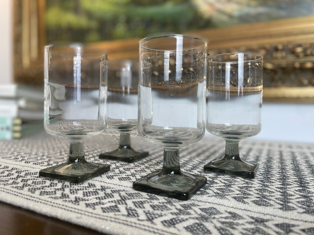 MCM Water/juice Glasses Set by Federal Glass Nordic Midnight, Small ...