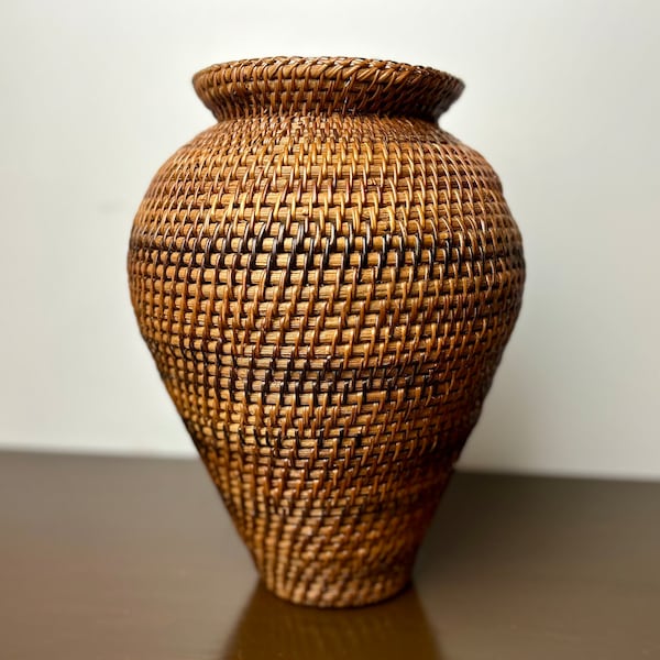 Basket Vase - Etsy