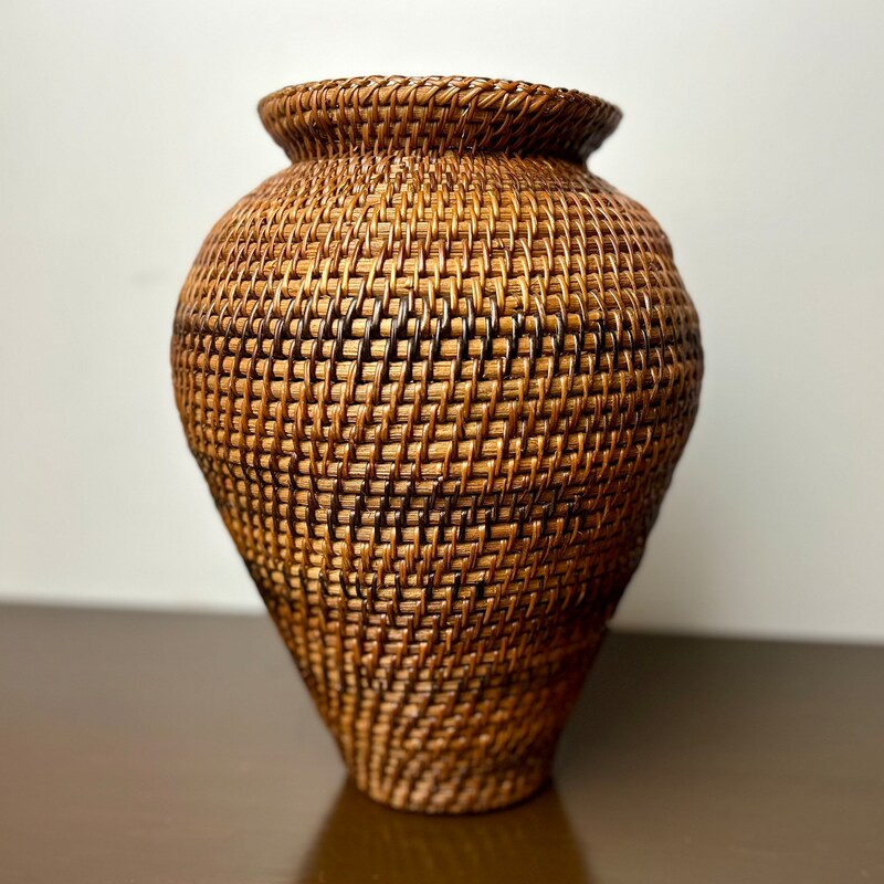 Basket Vase - Etsy