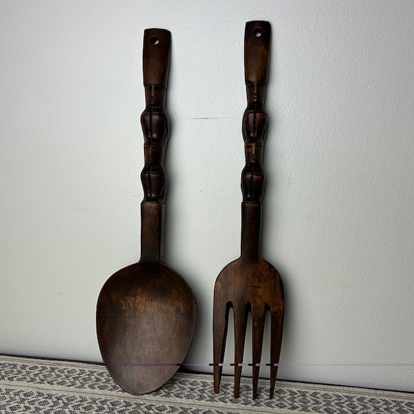 Oversized Wood Spoon Wall Decor - Etsy