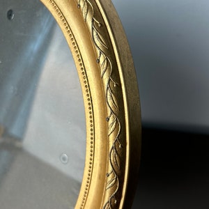 Vintage Gold Oval 8x10 Portait Picture Frame Wall or Table Mount ...