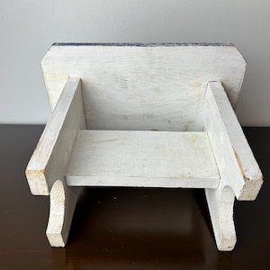 Vintage Wooden Cow/pig/chickens Foot Rest/step Stool, Farmhouse/country ...
