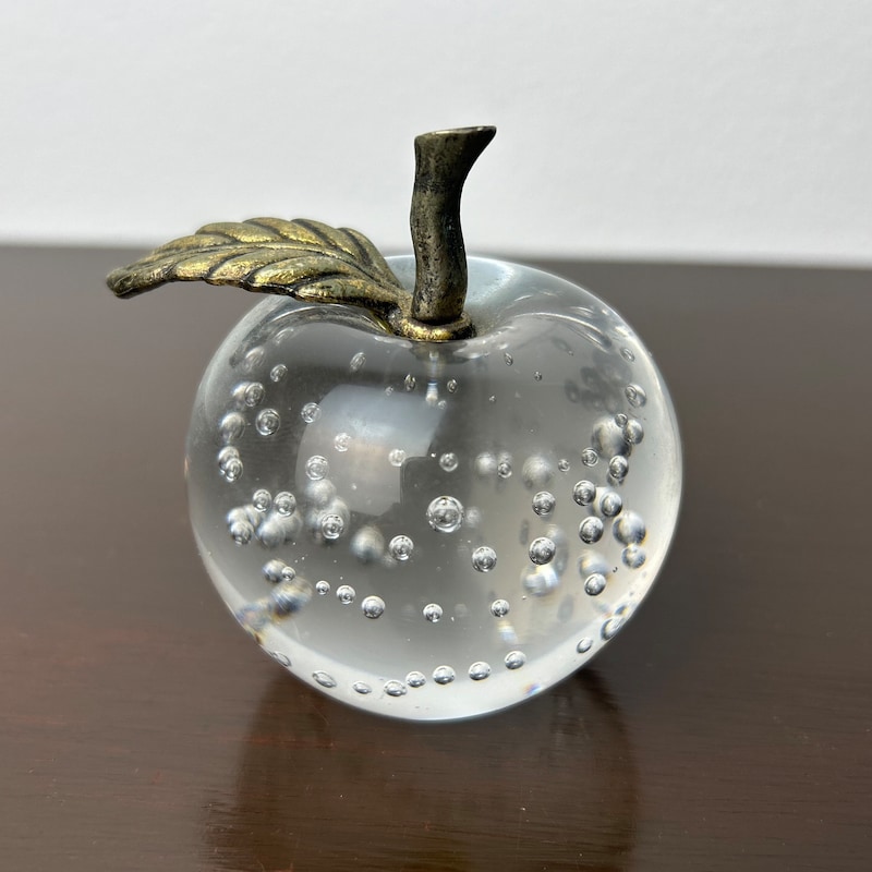 Vintage Glass Apples - Etsy