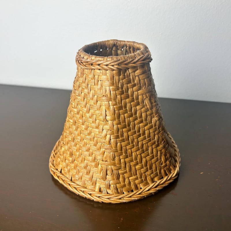 Wicker Lamp Shade - Etsy