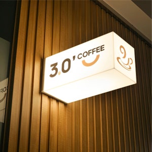Acrylic Street Light Box,store Name Light Box,rectangular Shop Signs ...