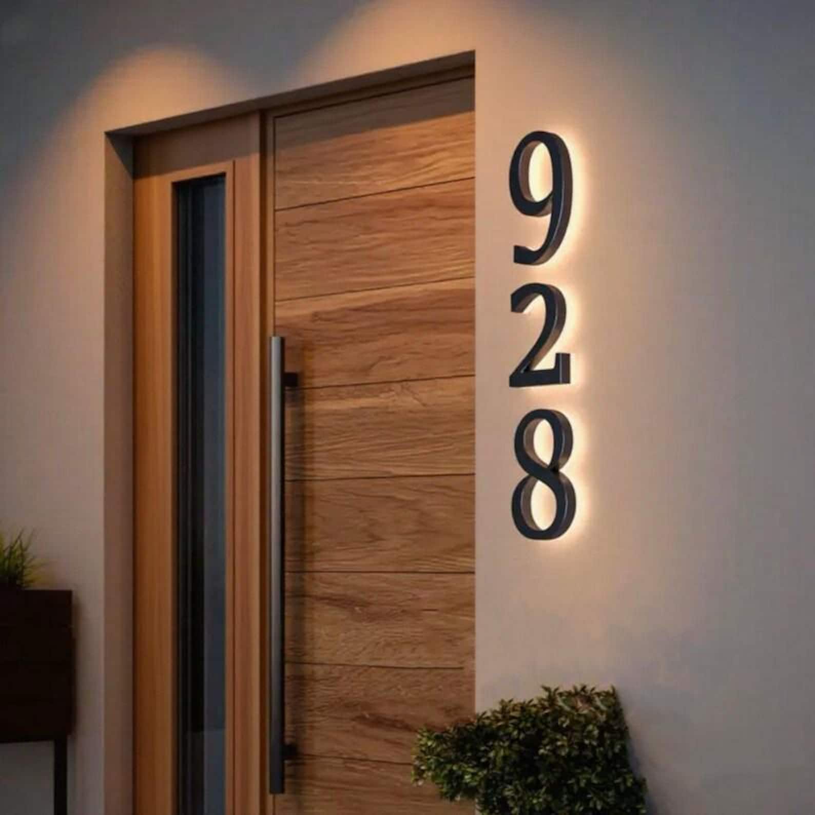 Custom LED House Number Signs,3d Backlit Illuminated Letters,house ...