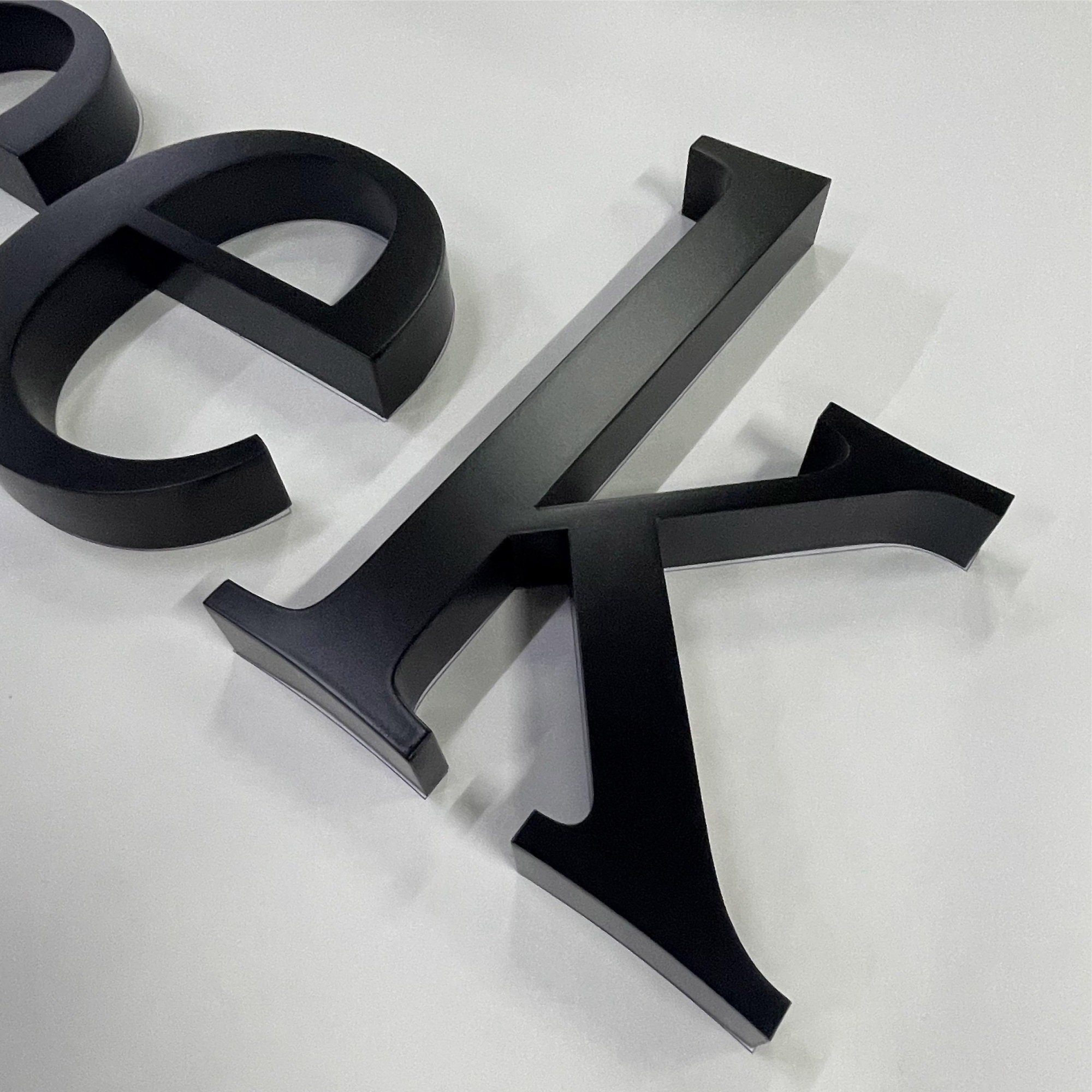 Modern Business Office Logocustom Steel Letter Wall Hanging - Etsy