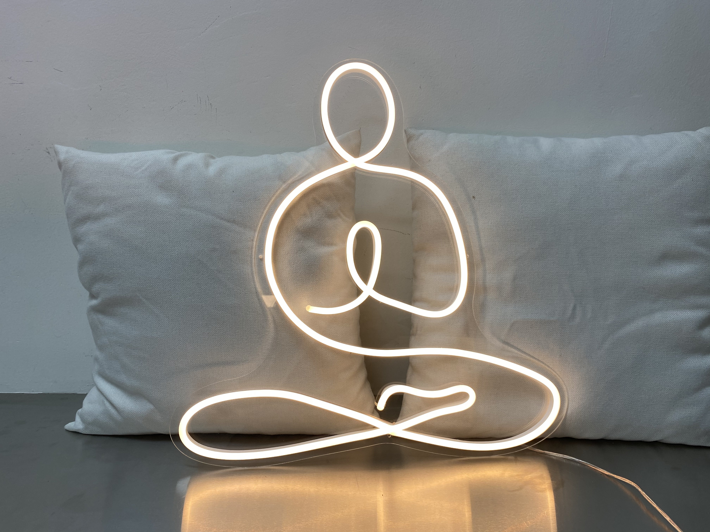 Yoga, Body Led Neon Sign, Spa Sign, Meditation Light, Yoga Workout ...