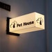 Acrylic Street Light Box,store Name Light Box,rectangular Shop Signs ...