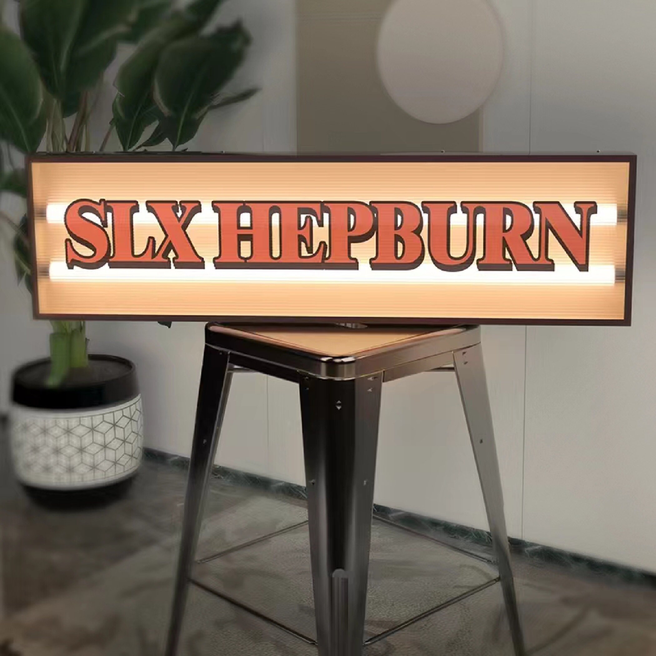 Custom Acrylic Business Logo Light Box,led Store Lights up Sign,modern ...