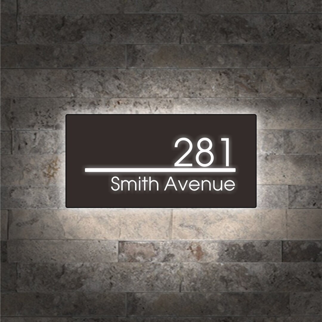 Customized House Number Signs, Outdoor Signs, Apartment Number, Office ...