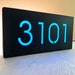 Customized House Number Signs, Outdoor Signs, Apartment Number, Office ...