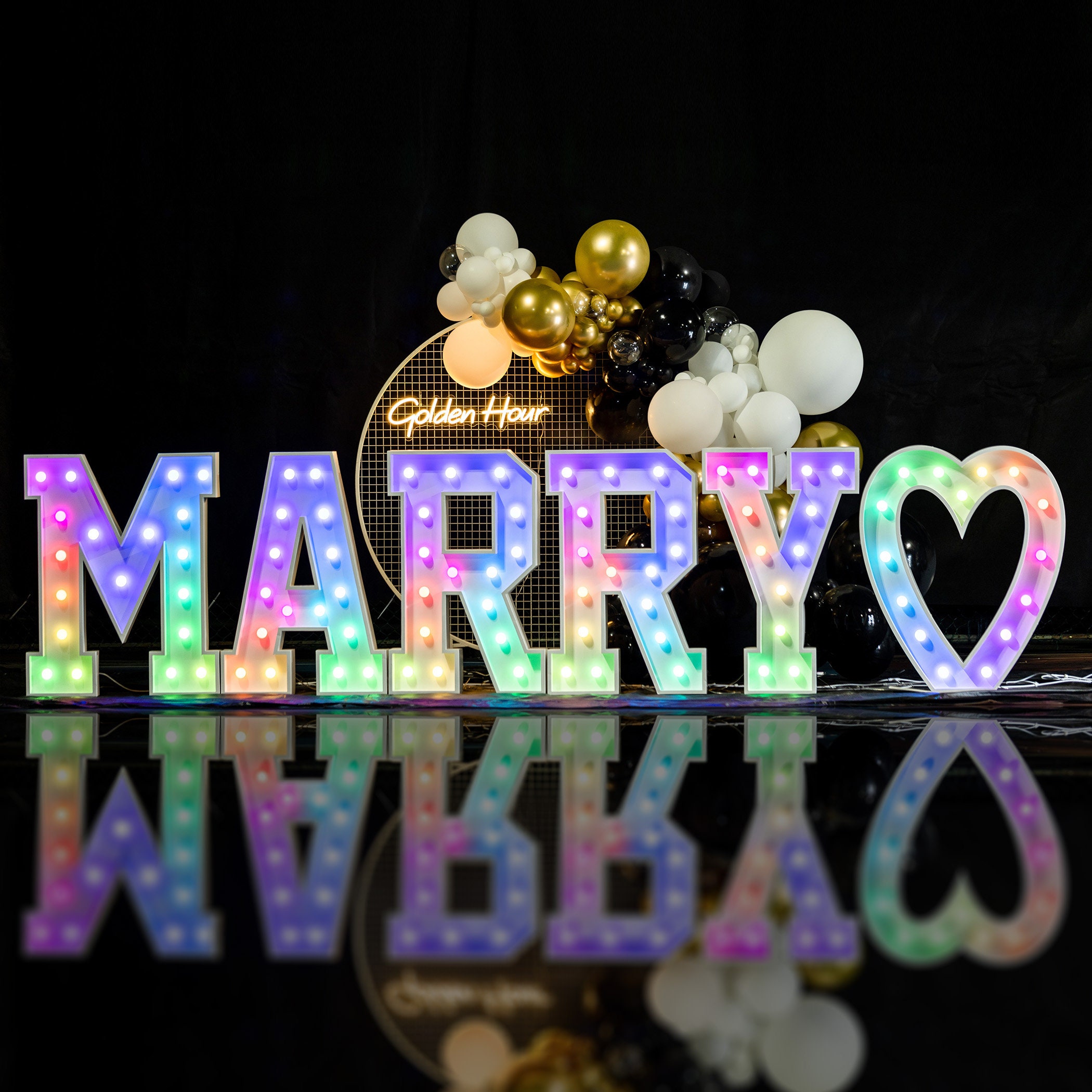 Number 21 Marquee Letter,diy Large Changing Color Marquee Letter,5ft ...