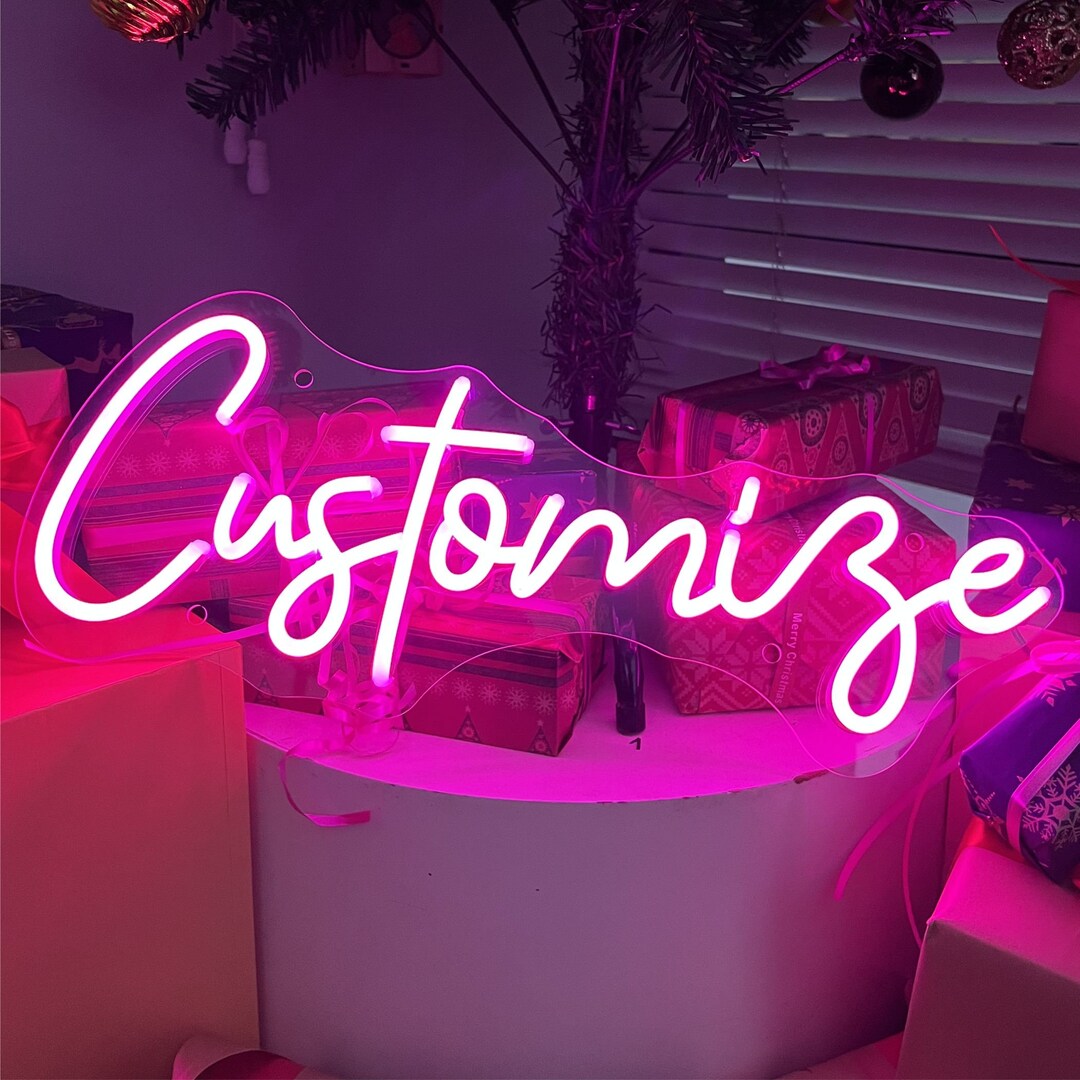 Wedding Neon Sign,custom Led Neon Signs,personalized Neon Lights up ...