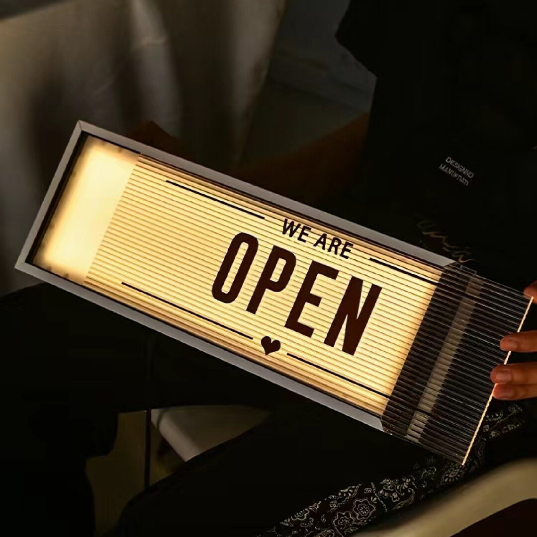 Custom Acrylic Business Logo Light Box,led Store Lights up Sign,modern ...