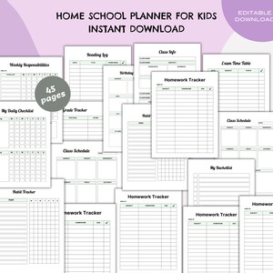 Homeschool Planner Printable 2024 2025 Homeschool Planner Homeschool ...