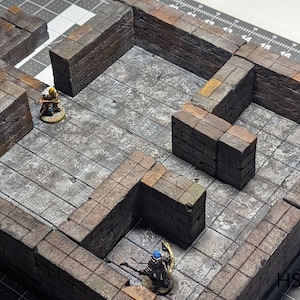 Complete Dungeon Set With Modular Walls B-001 - Etsy