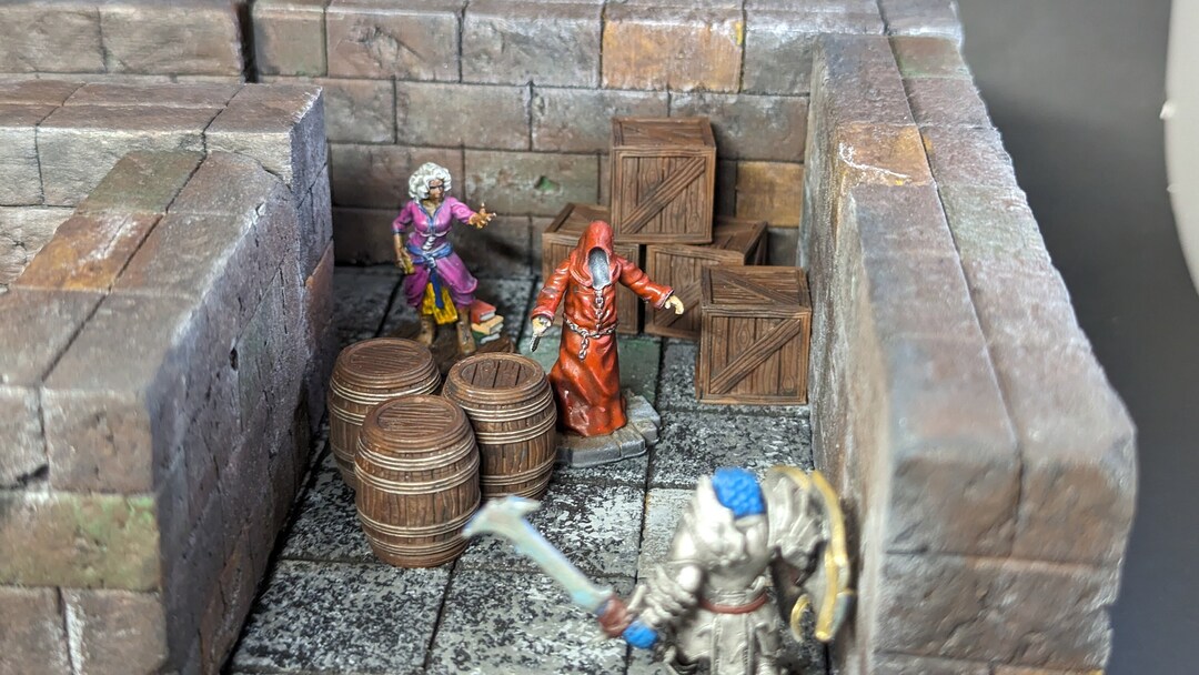 Painted Crates and Barrels for Rpg/dnd/tabletop - Etsy