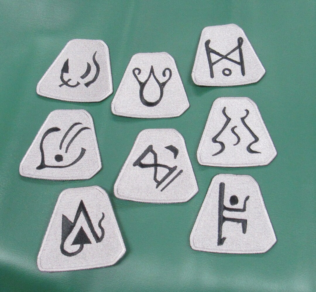 3" Rune Patch - Free Shipping - With Backing Options - Etsy